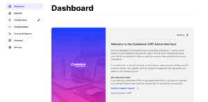Guía de instalación y configuración de Cookiebot CMP
