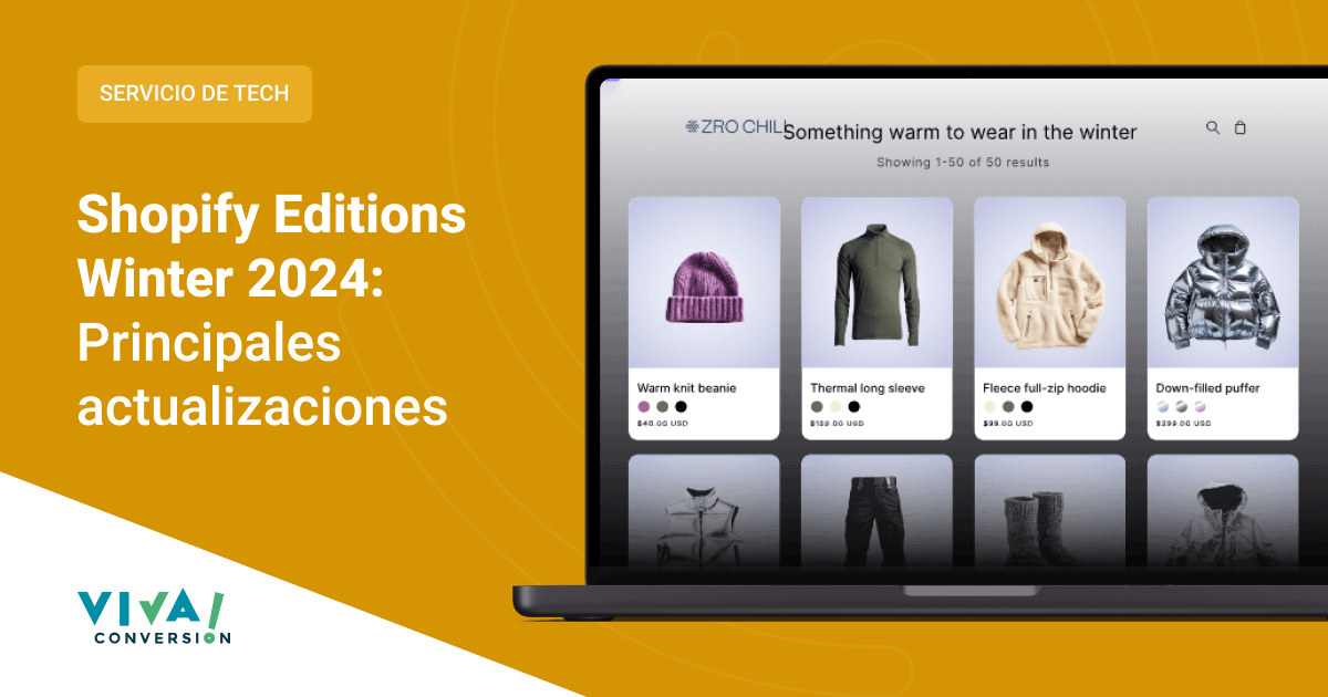 Shopify Editions Winter 2024 - Principales actualizaciones